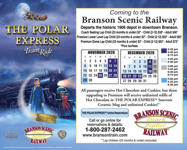 The Polar Express returns to Branson for 2020 season | Branson Christmas